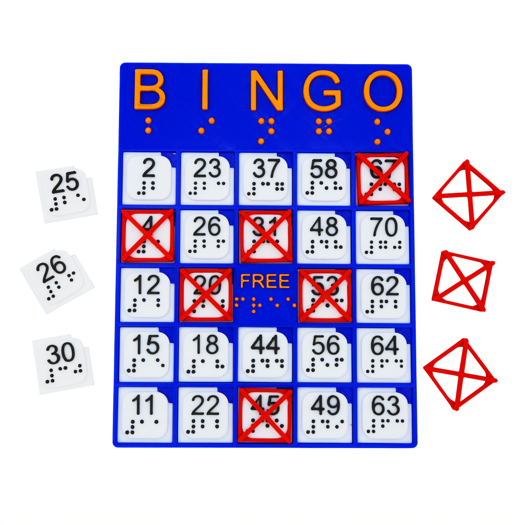 Braille Bingo Card - IATP Makers